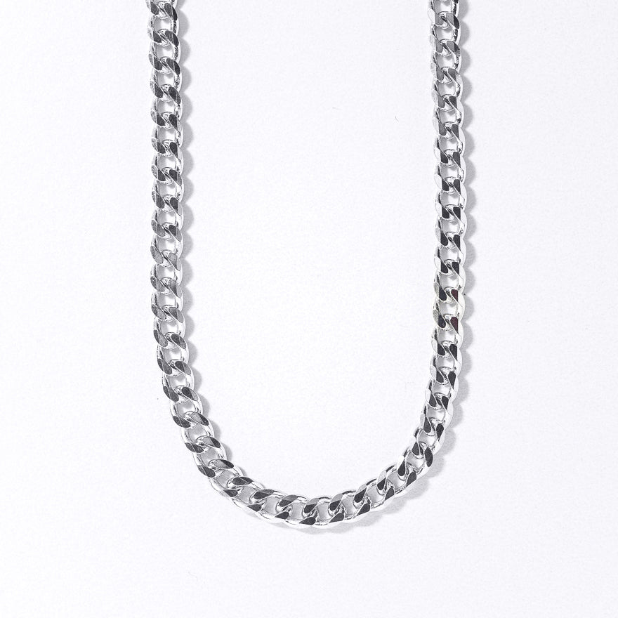 3.8mm Italian Silver Curb Chain (20") – Ann-Louise Jewellers