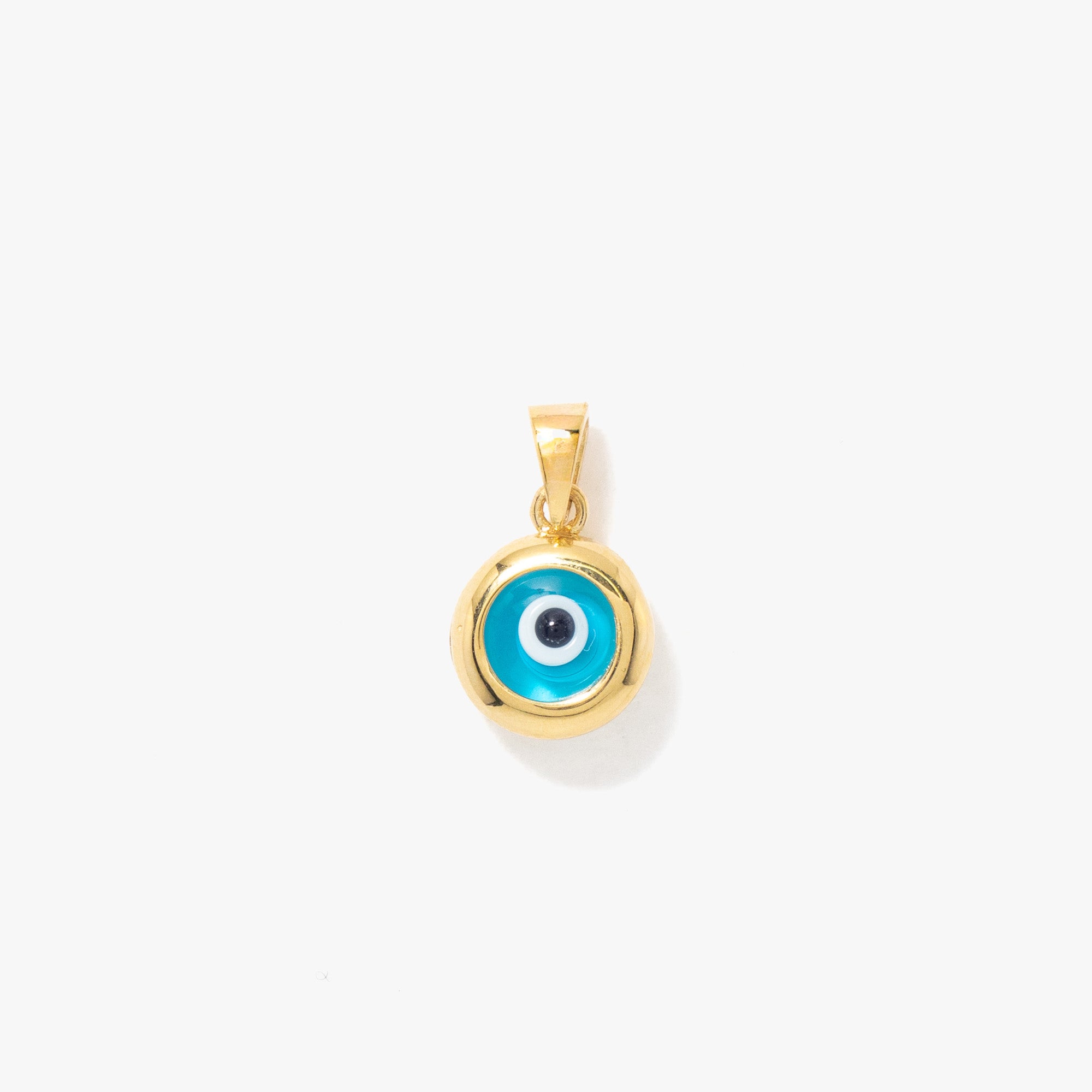 Evil Eye Charm in 10K Yellow Gold – Ann-Louise Jewellers